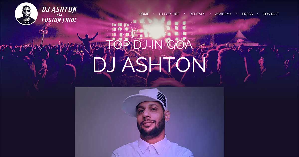 Top DJ in Goa, Wedding DJ in Goa and Club DJ in Goa / DJ Ashton aka ...